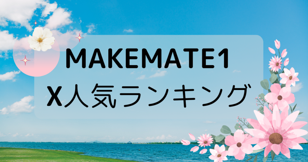 MAKEMATE1（メイクメイト1）X人気ランキング - ちょこちょこブログ